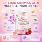 Saffron gummies with 88.5 mg dosage