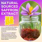 Saffron gummies with 88.5 mg dosage