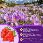 Saffron gummies with antioxidant benefits