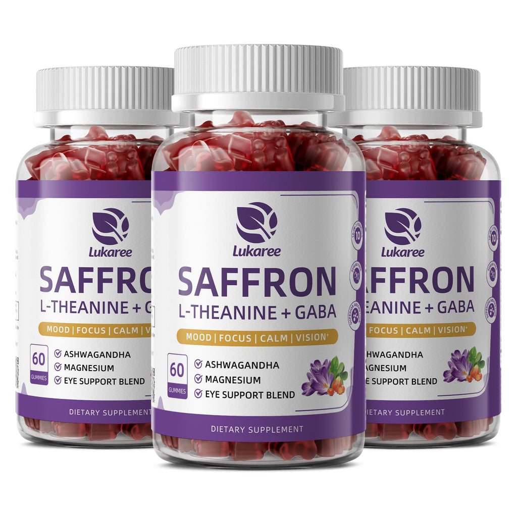Saffron gummy multivitamins for adults