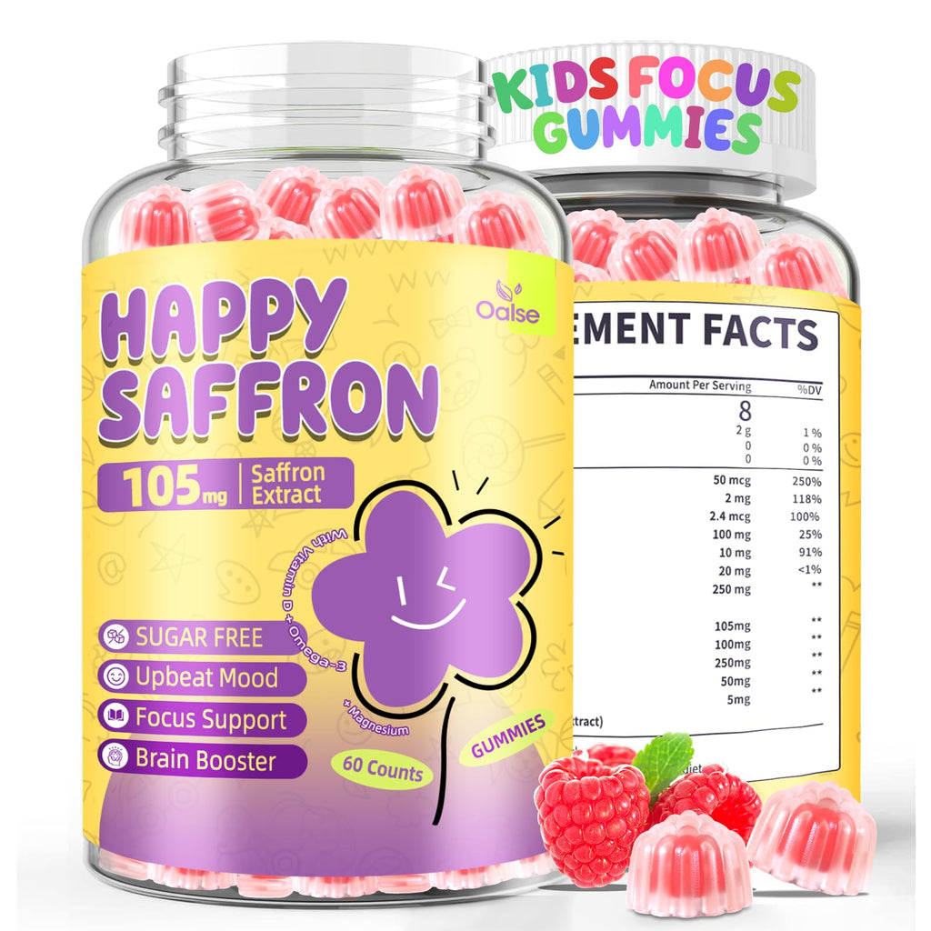 Saffron Happy Mood Gummies for kids
