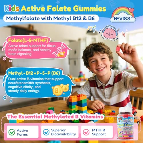 Saffron infused folate gummies for mood support