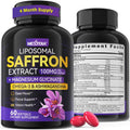Saffron magnesium glycinate capsules