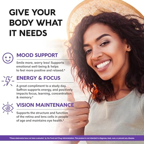 Saffron multivitamin for women’s wellness