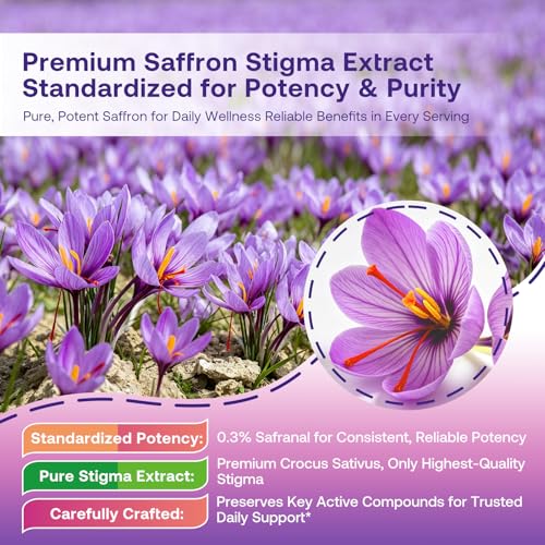 Saffron multivitamins for daily nutrition