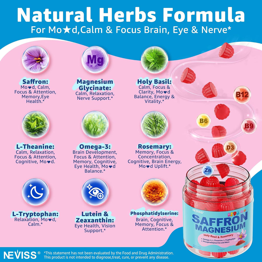 Saffron multivitamins for daily wellness