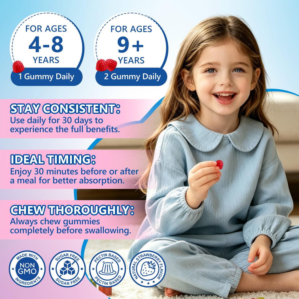 Saffron multivitamins for growing kids