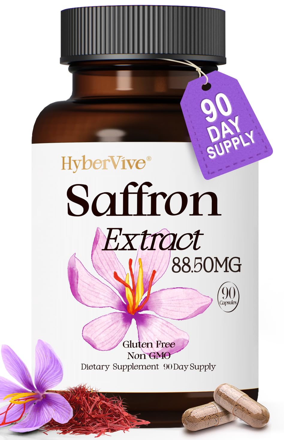 Saffron multivitamins for overall health