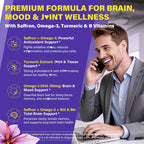 Saffron omega-3 for heart health