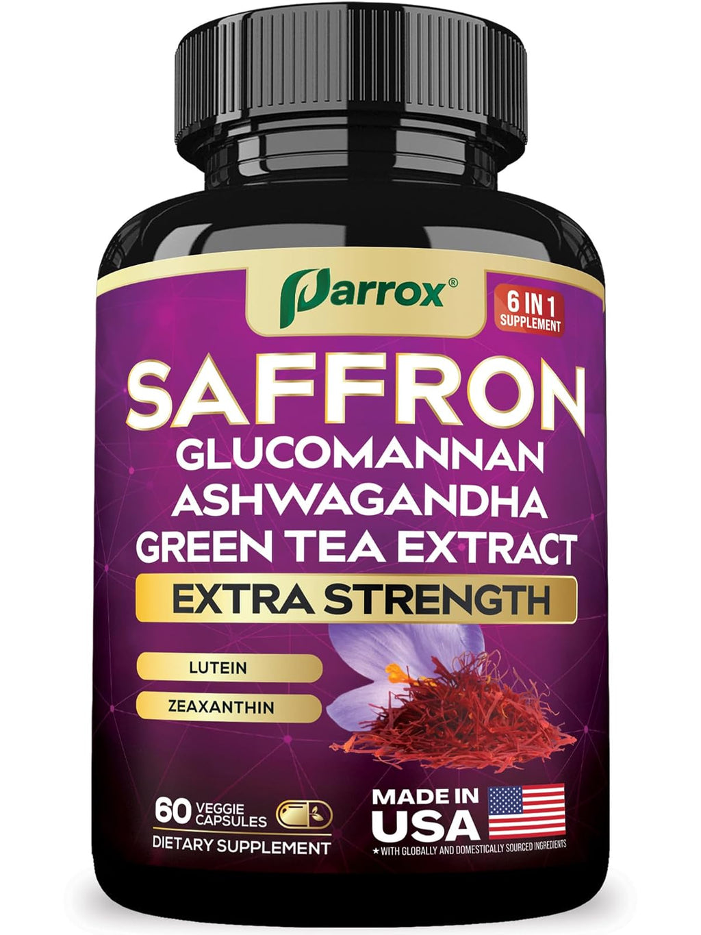 Saffron supplement for mood support