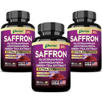 Saffron supplement for stress relief