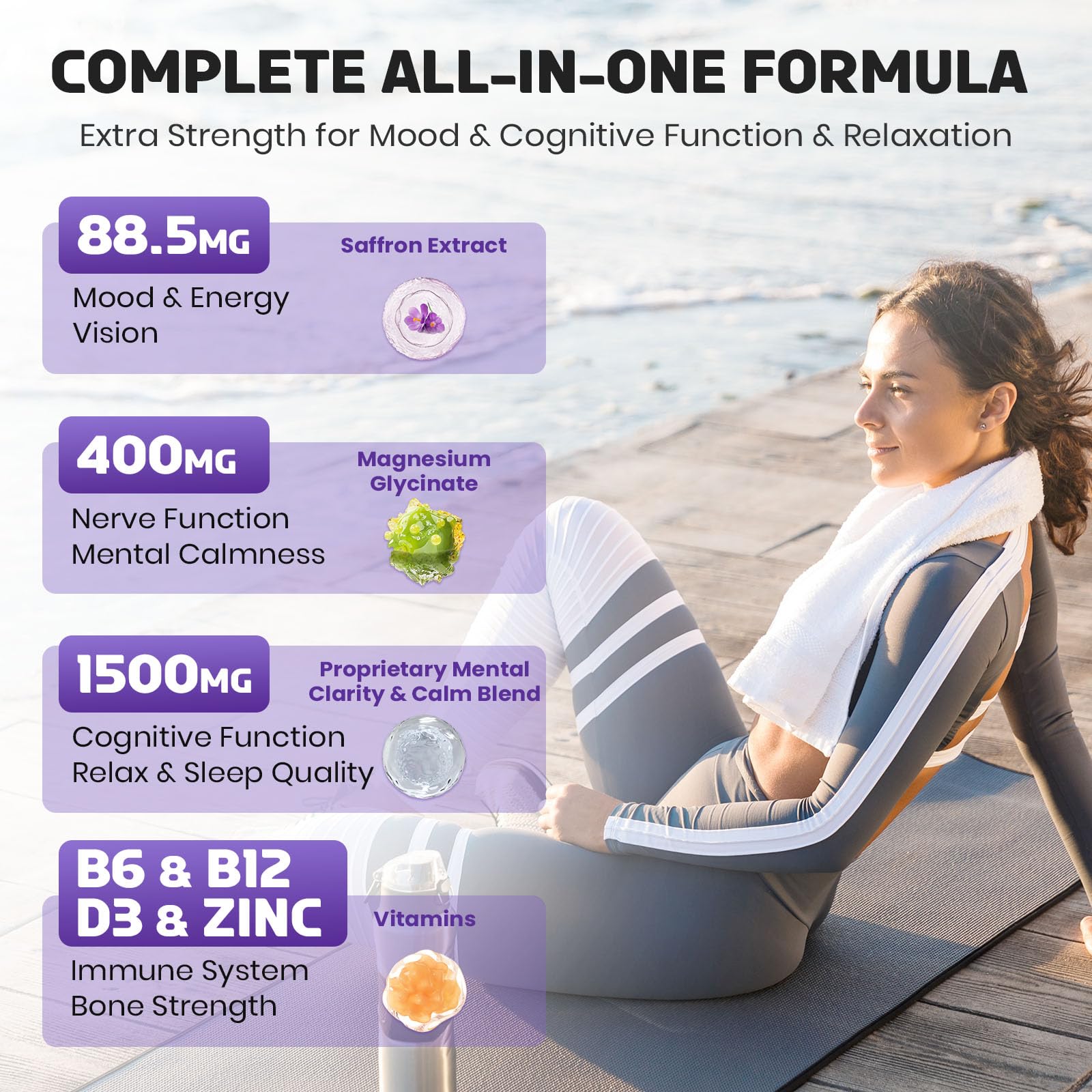 saffron supplement gummies for relaxation