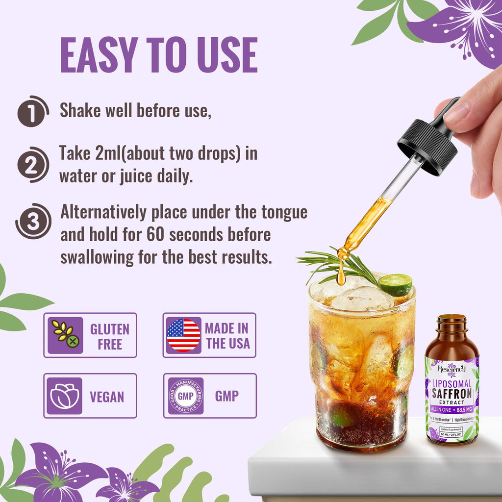 Saffron supplements for daily energy