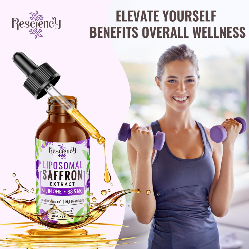 Saffron supplements for stress relief