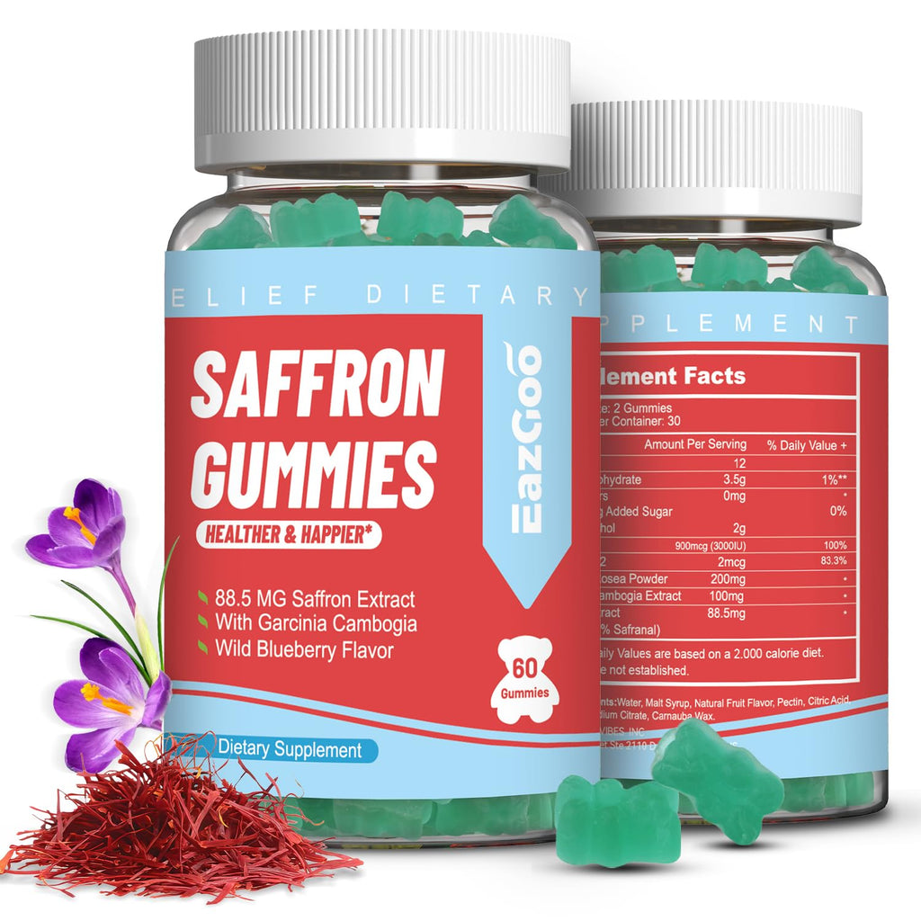 Saffron Supplements gummy vitamins