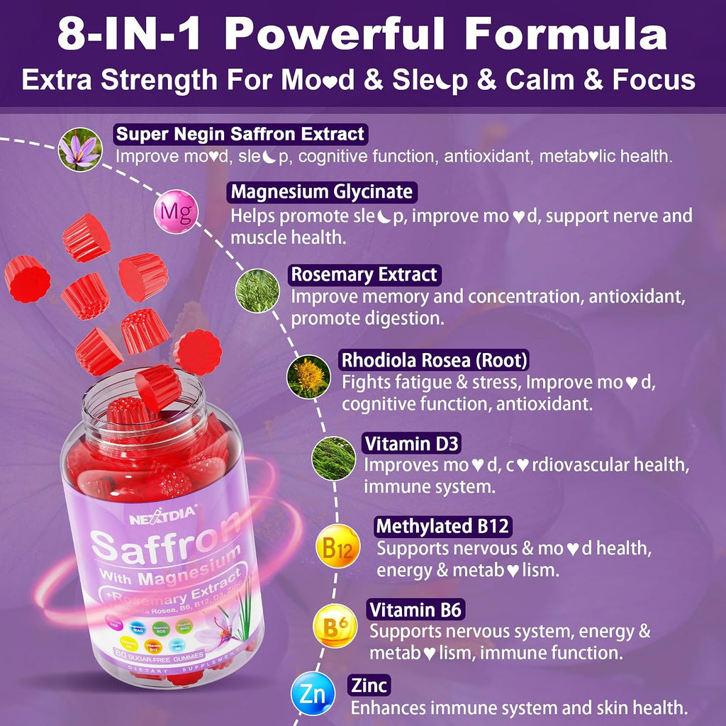 Saffron Supplements magnesium for relaxation