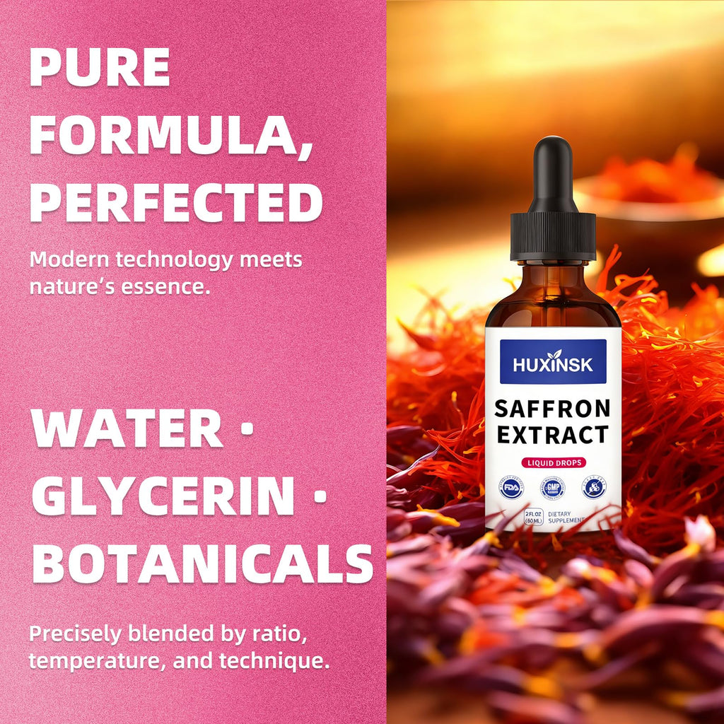 Saffron tincture for enhanced mood