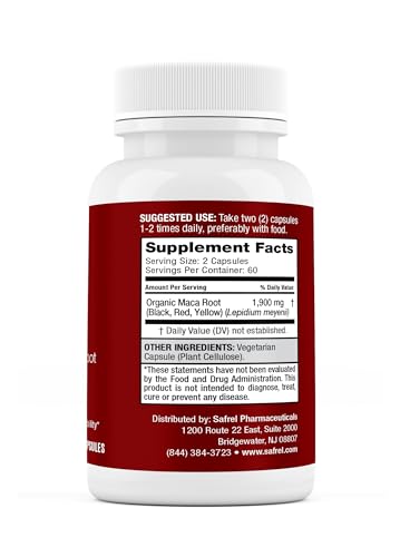 safrel maca for enhanced stamina