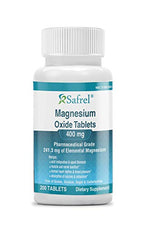 Safrel magnesium oxide for muscle relaxation