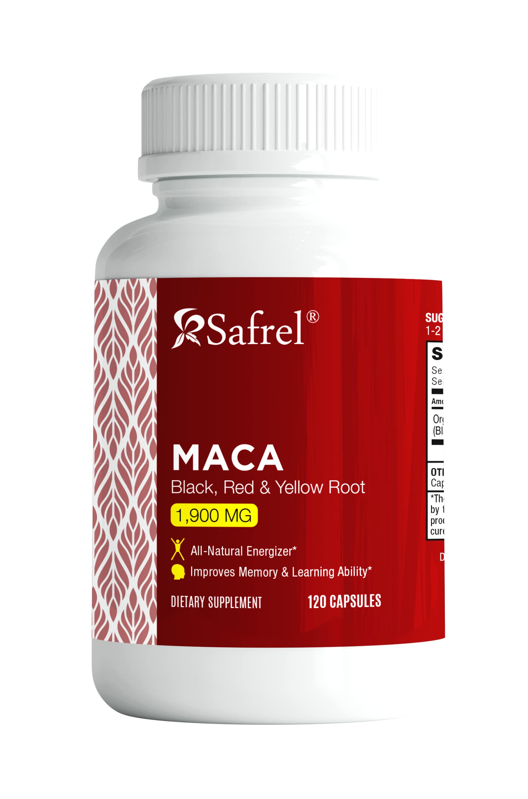 Safrel organic maca root capsules