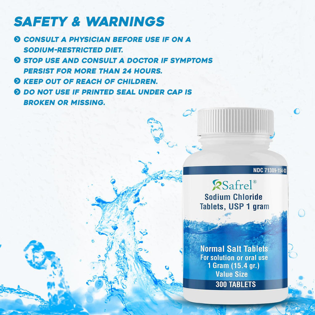 Safrel sodium chloride health benefits