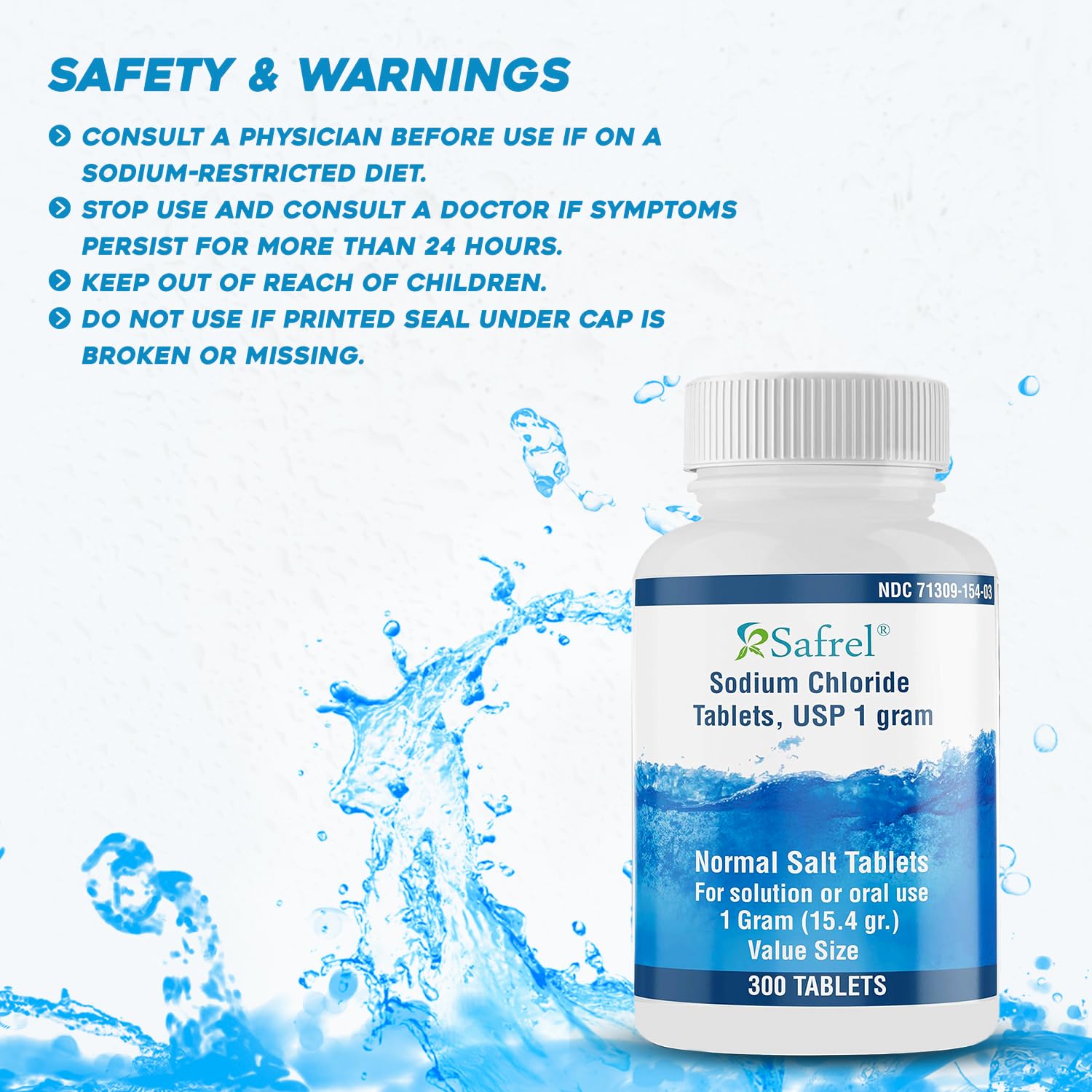Safrel sodium chloride health benefits