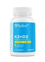 Safrel vitamin K2 and D3 capsules