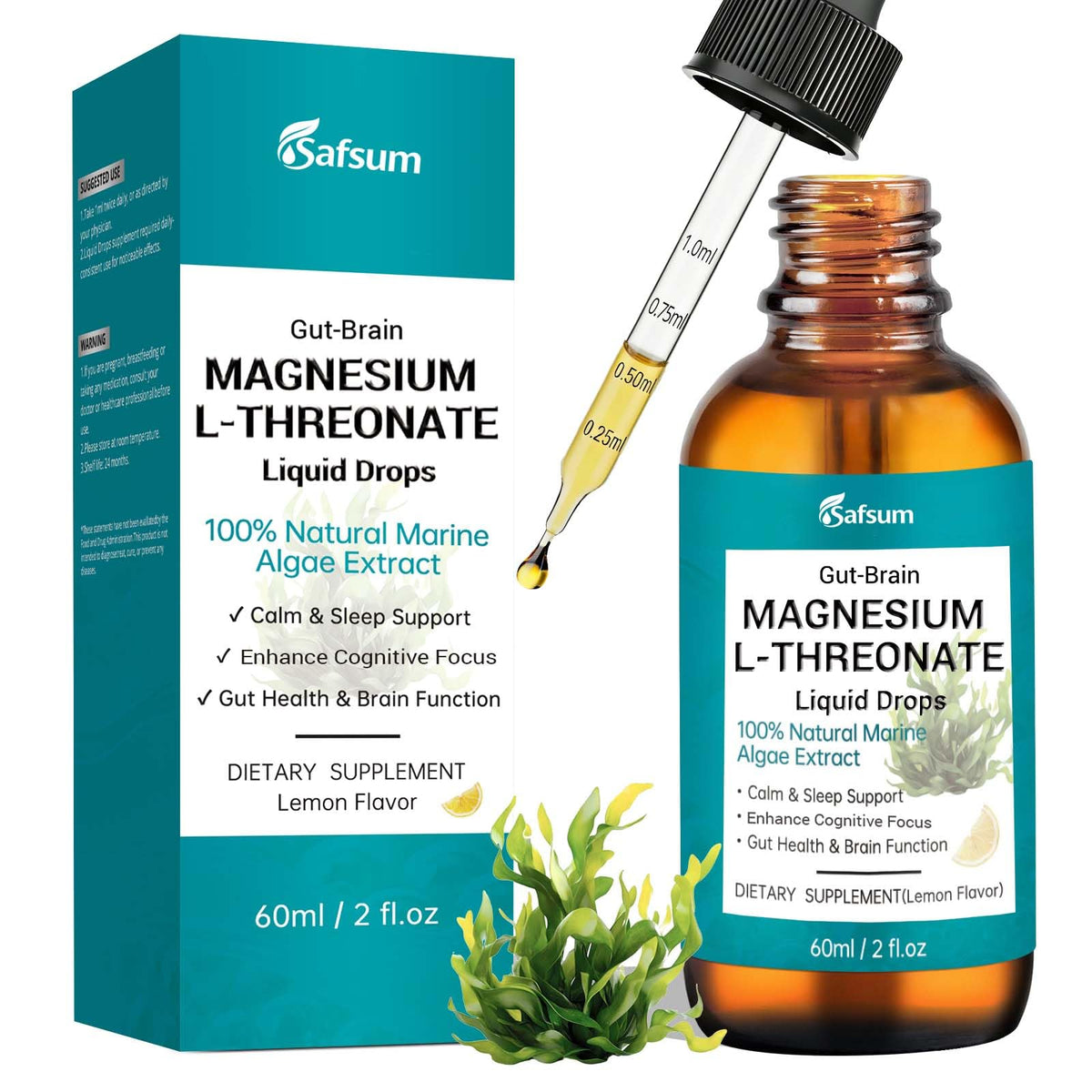 Safsum magnesium L-Threonate liquid drops