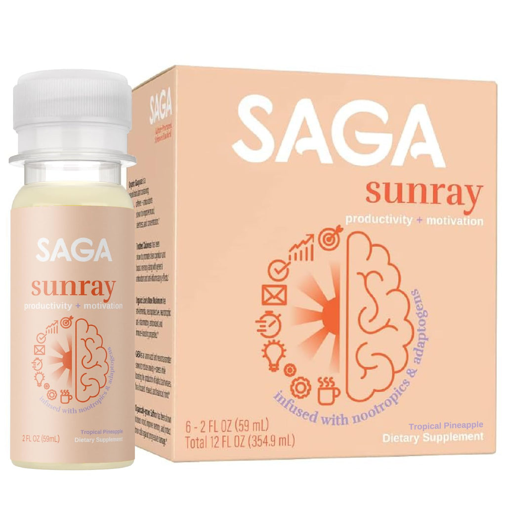 SAGA organic mushrooms for focus