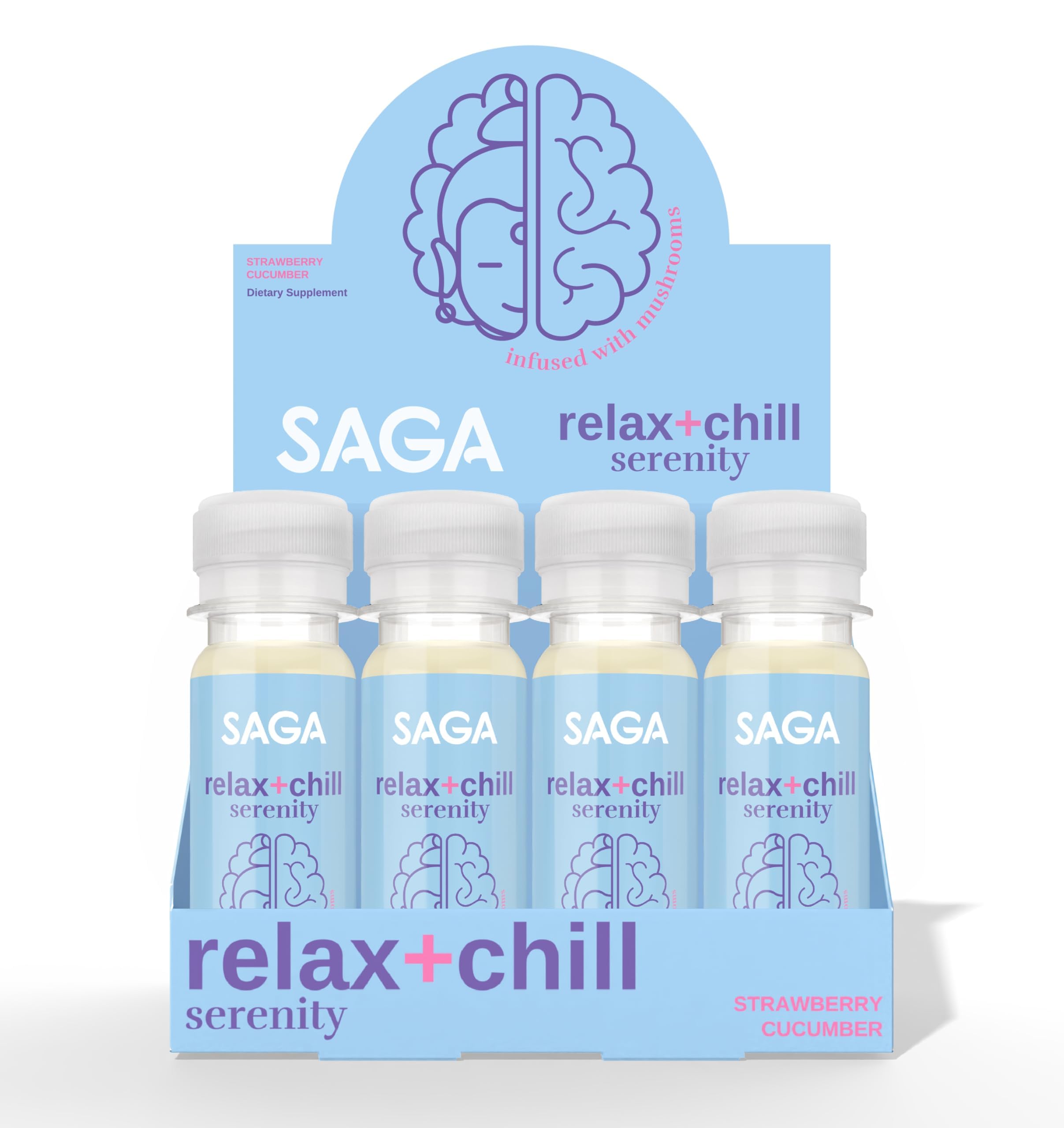 SAGA organic relaxation shots