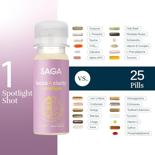 SAGA shots for daily vitality