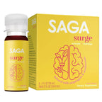 SAGA Surge energy shots peach mango