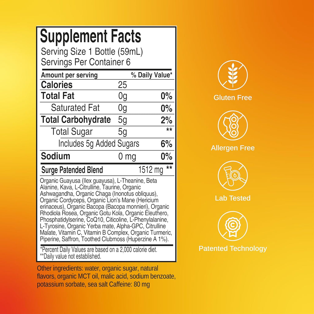 SAGA Surge organic energy for sports