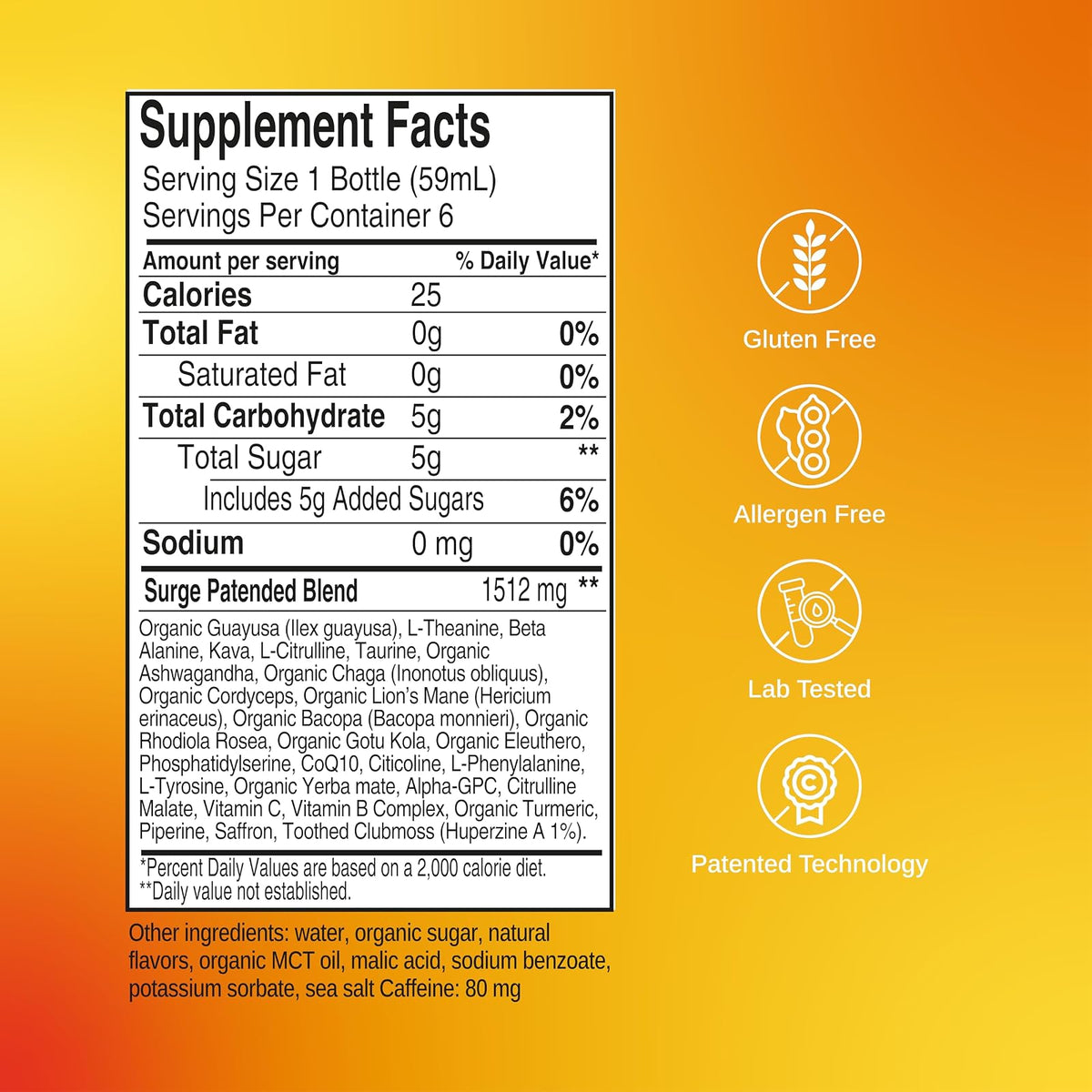 SAGA Surge organic energy for sports