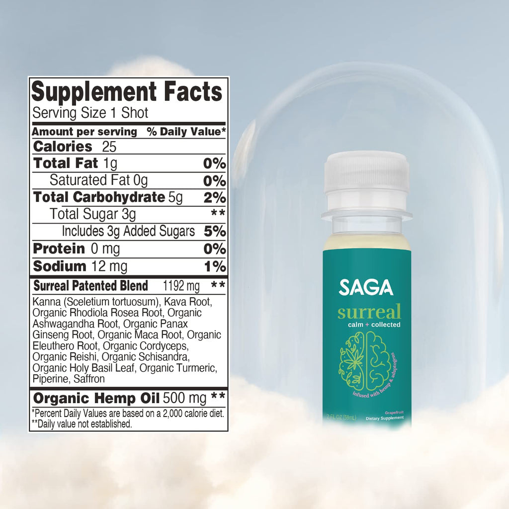 SAGA Surreal Hemp kava kava