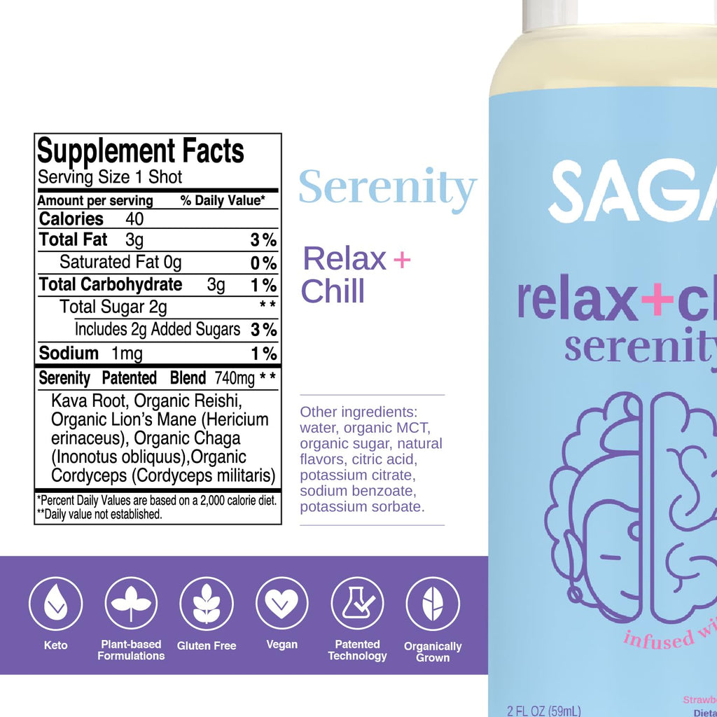 SAGA wellness drink for stress