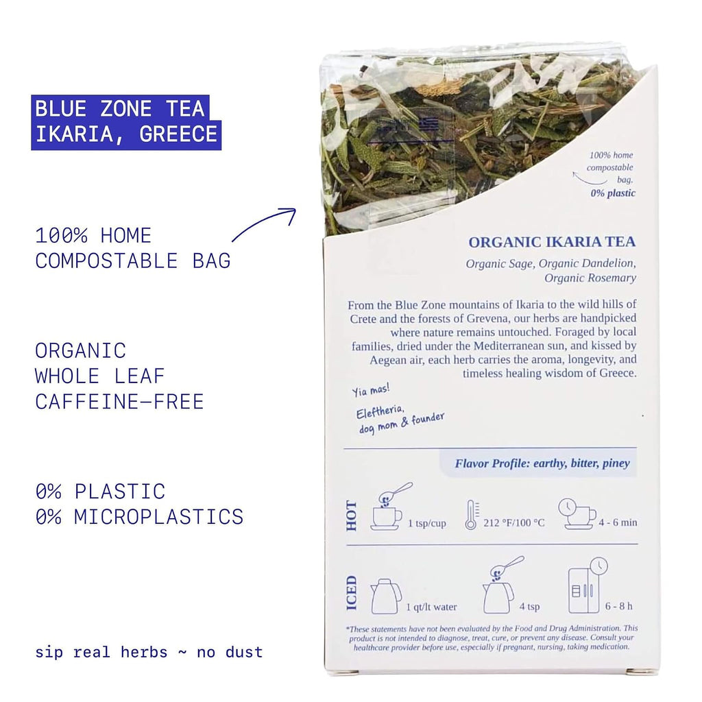 Sage and dandelion herbal infusion