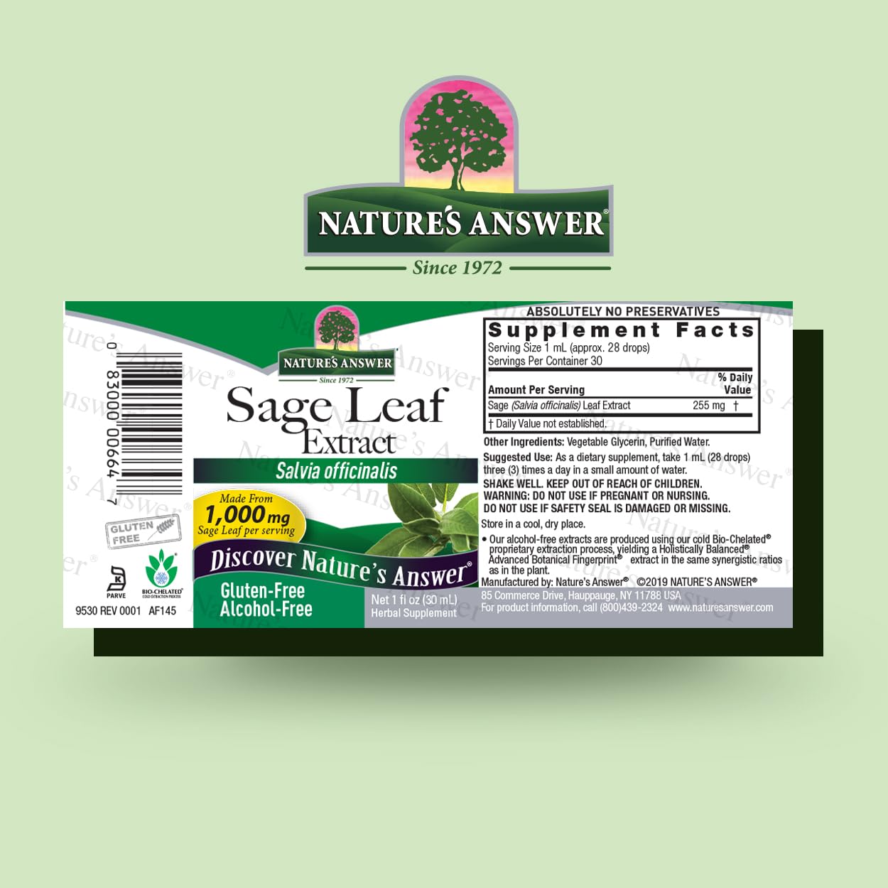 Sage Leaf for vitamin A support