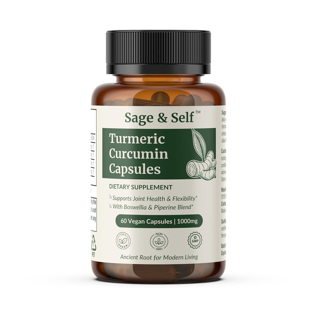Sage & Self turmeric curcumin capsules