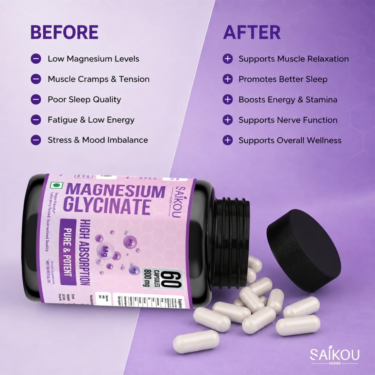 SAIKOU HERBS magnesium for energy