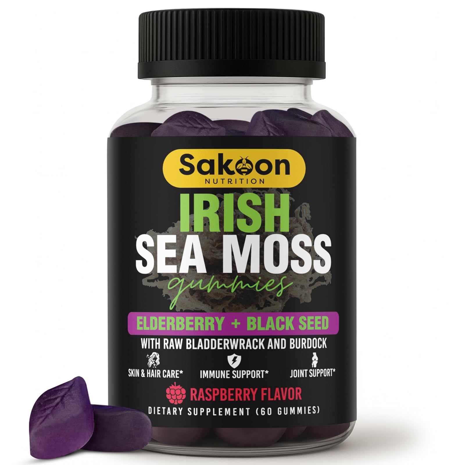 Sakoon Nutrition wildcrafted sea moss gummies