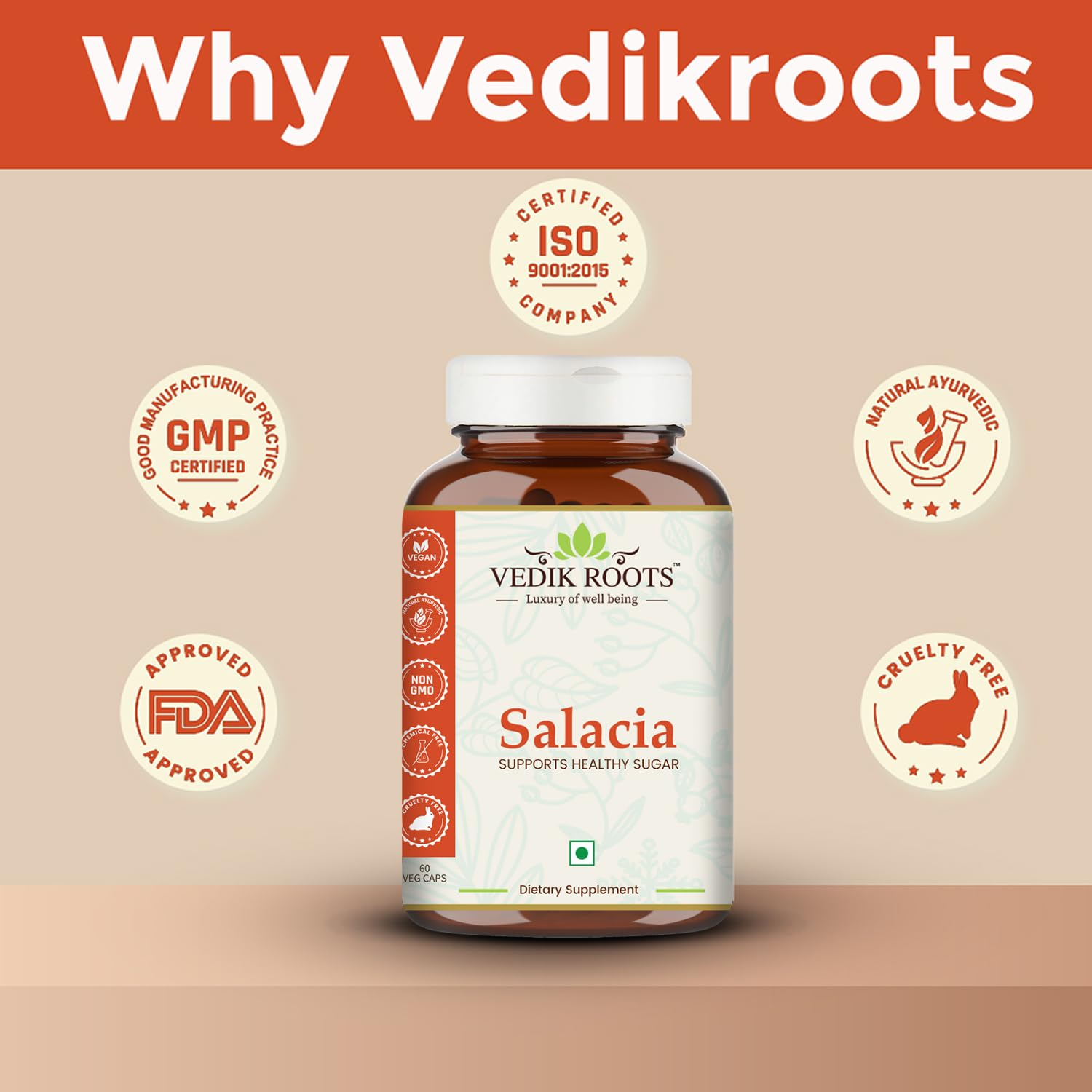 Salacia capsules for digestive support