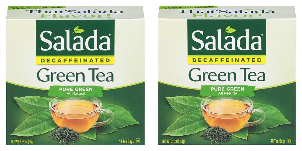 Salada decaffeinated green tea bags