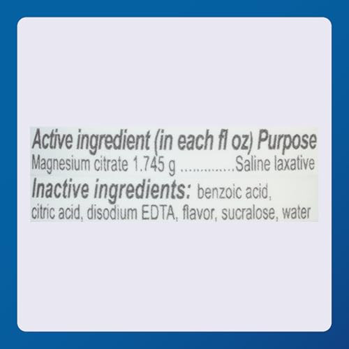 saline laxative for gentle cleansing