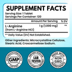 Salt Lake Supplements L Arginine capsules