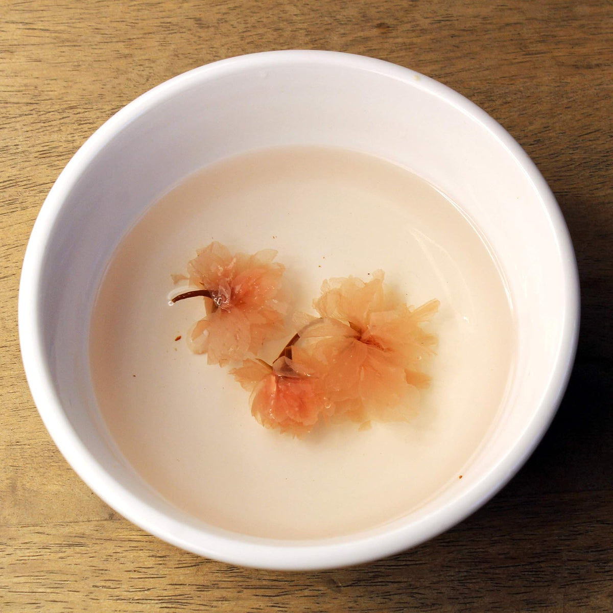 salt-pickled sakura tea for relaxation