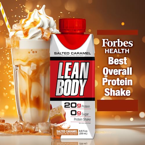 Salted caramel flavour protein shake 20g