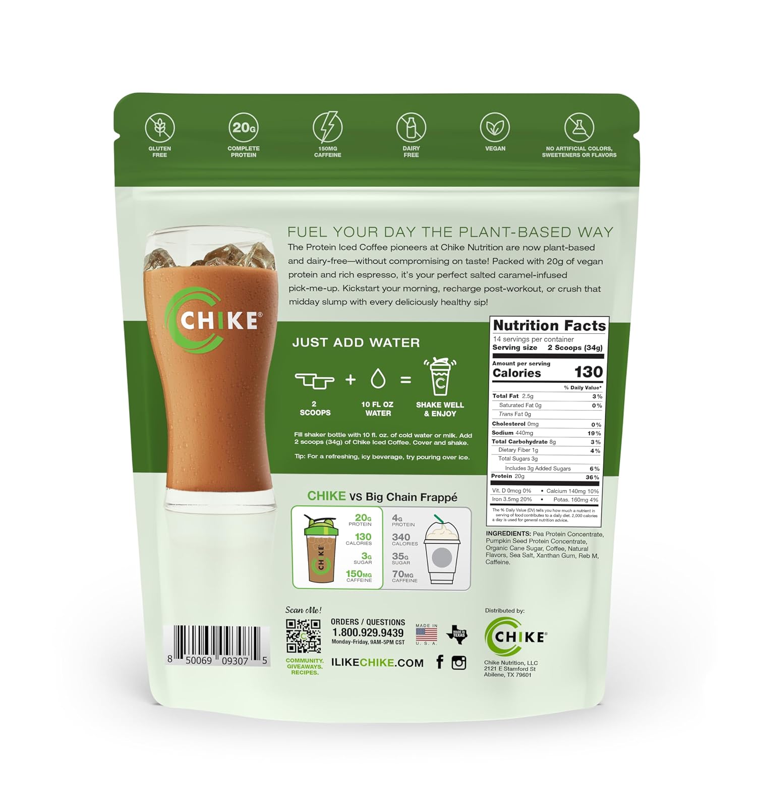salted caramel latte protein drink
