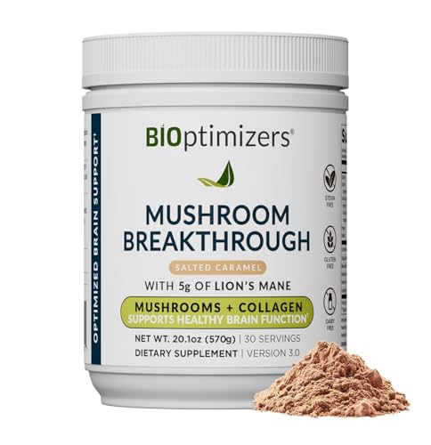 salted caramel mushroom drink mix