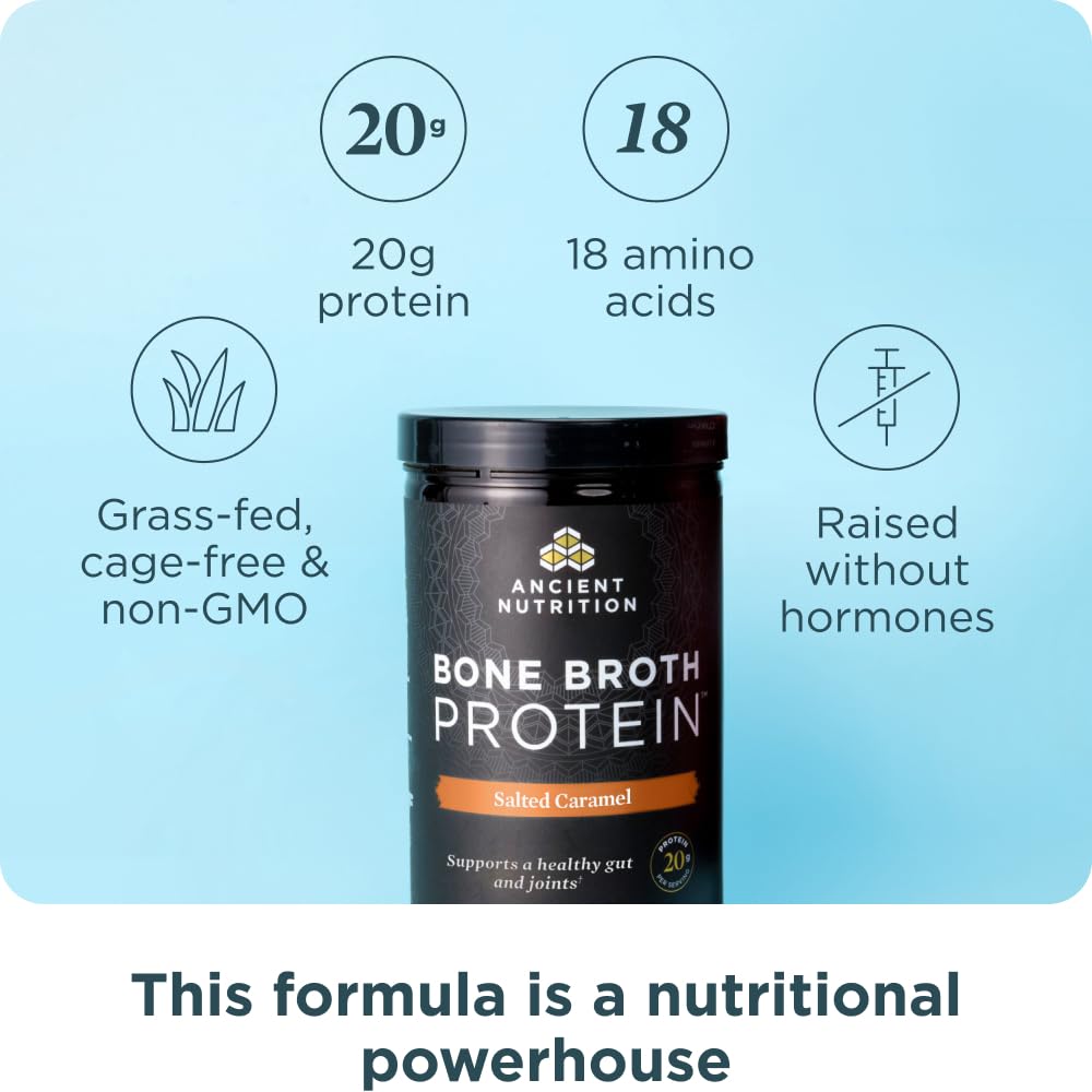 salted caramel plant based protein powder